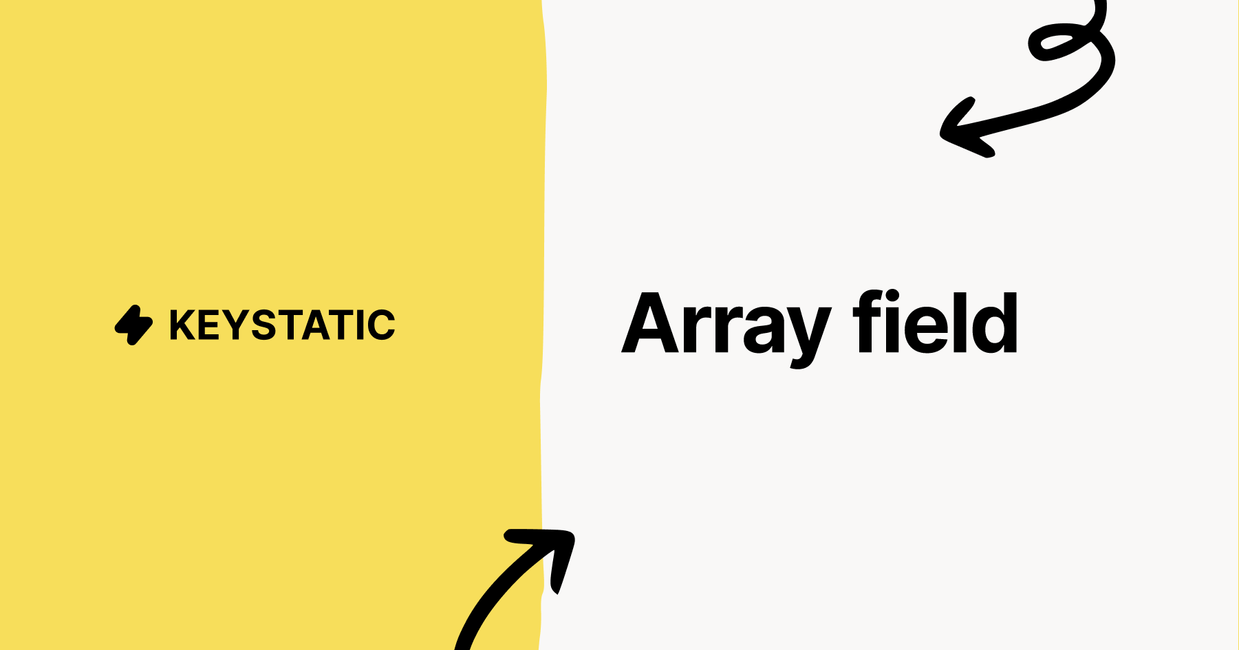 Array Field Docs Keystatic